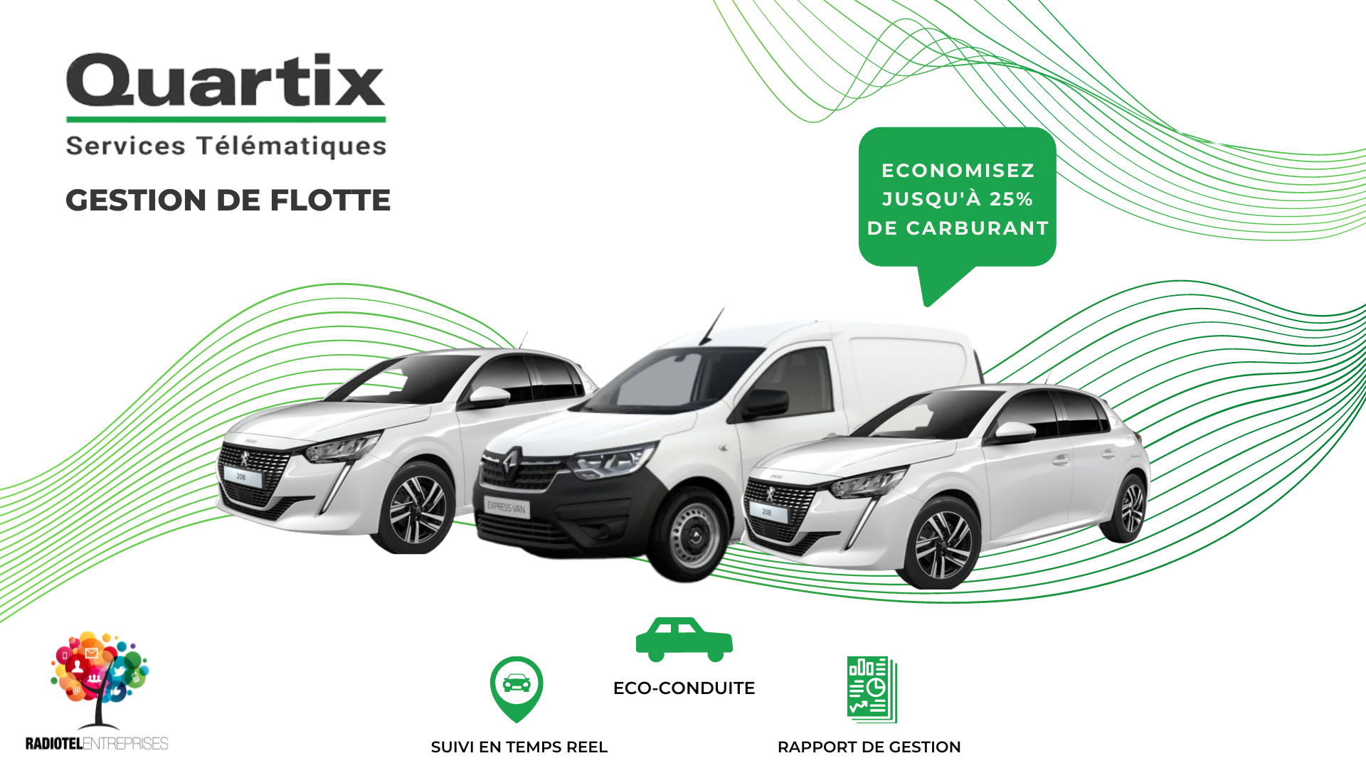 Gestion connectée de flottes de véhicules | Radiotel Entreprises
